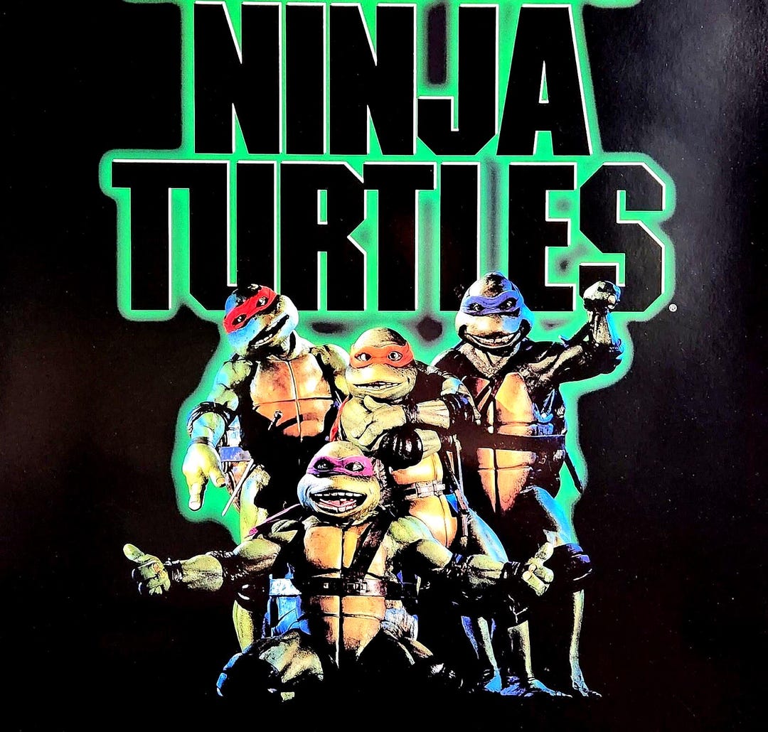 Teenage Mutant Ninja Turtles-original Vintage Movie Poster of the Kung ...