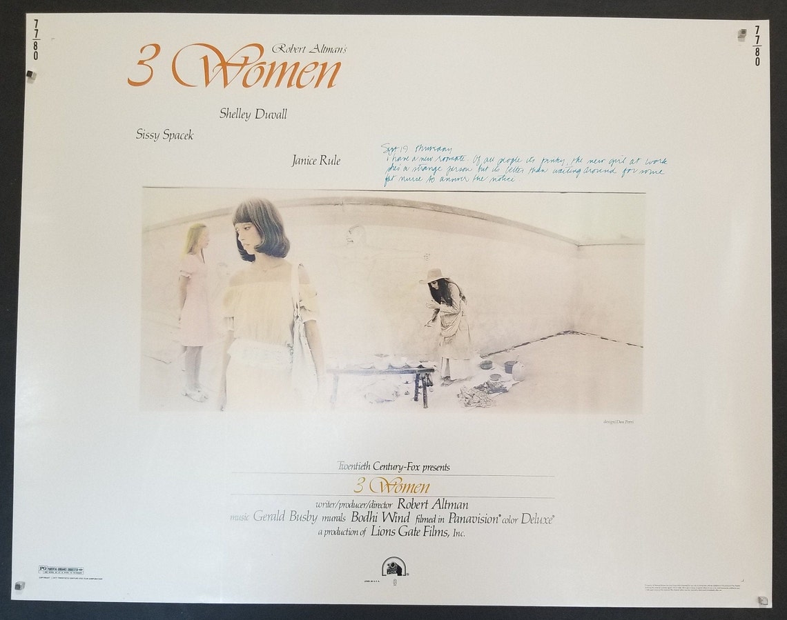3 Women-an Original Vintage Movie Poster for Robert - Etsy