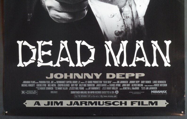 Dead Man-an Original Vintage Poster for Jim Jarmusch's - Etsy