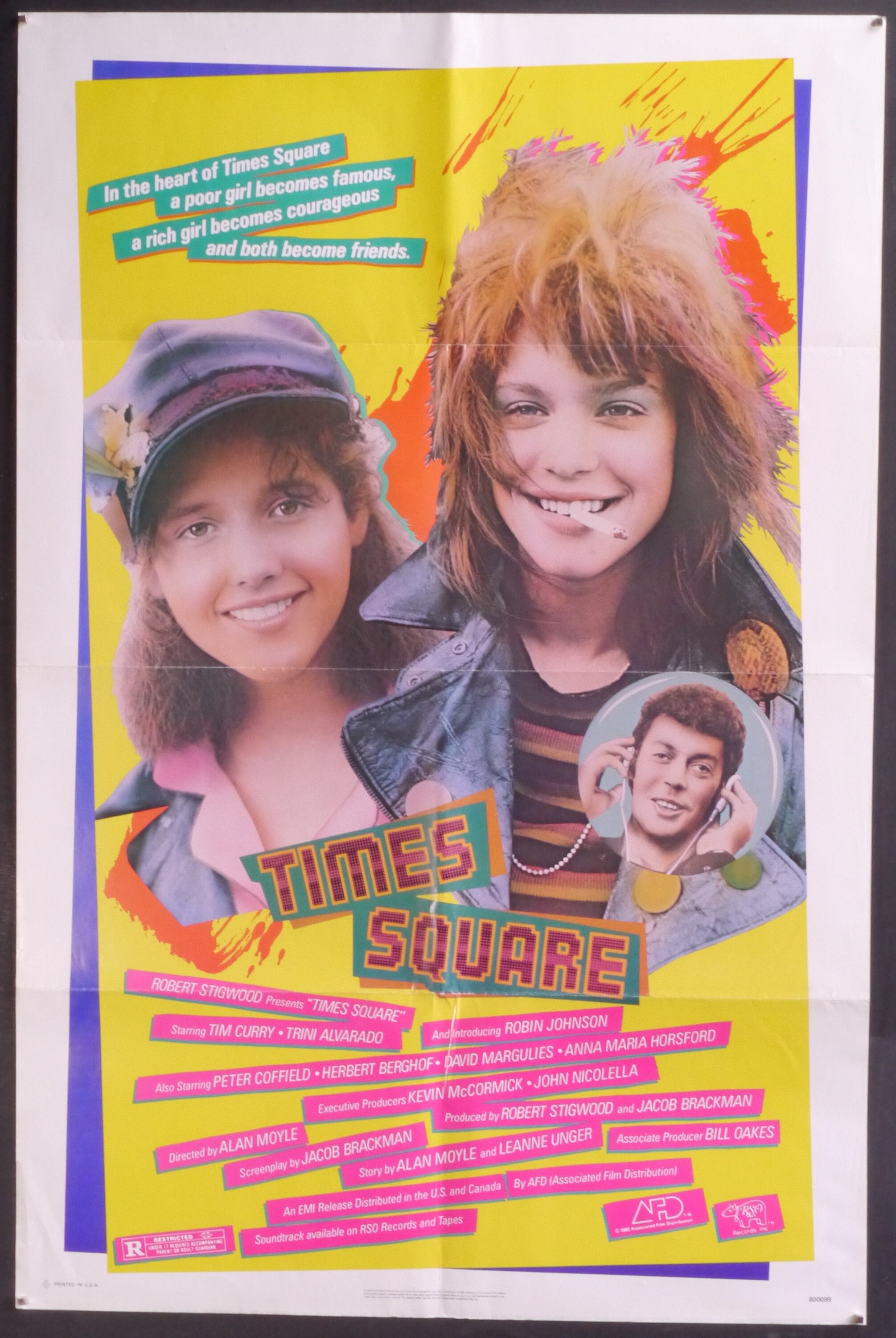 Times Square-an Original Vintage Movie Poster of Allan | Etsy