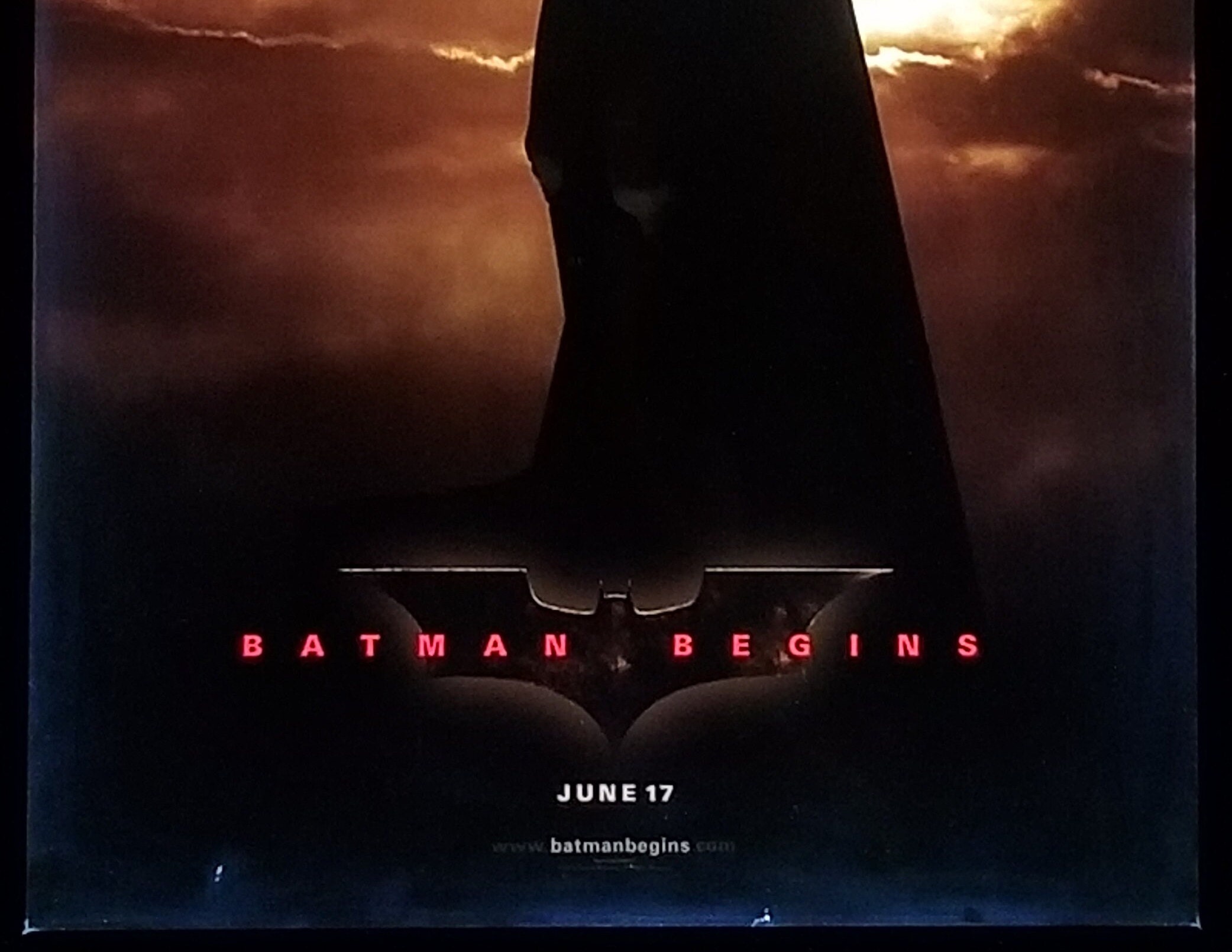 Batman Begins Movie Poster