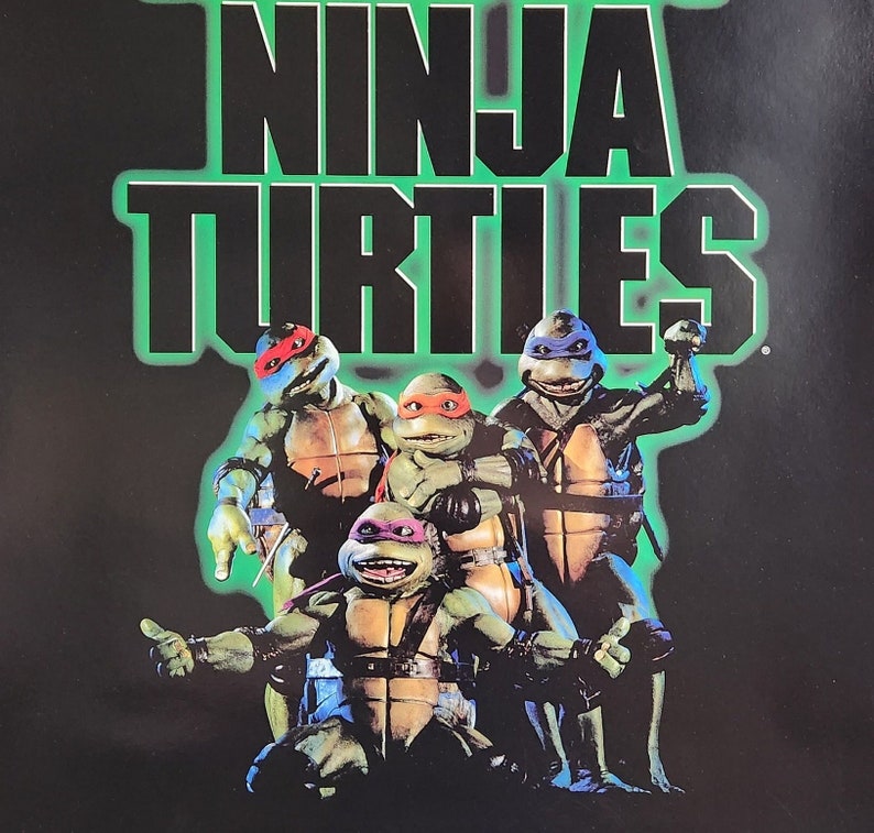Teenage Mutant Ninja Turtles-original Vintage Movie Poster of - Etsy