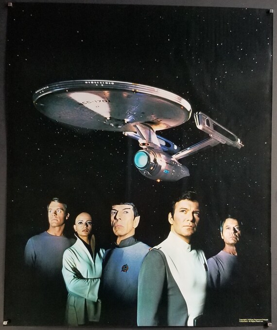 William Shatner Star Trek Poster