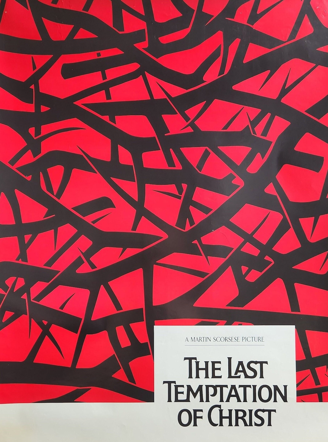 The Last Temptation of Christ-an Original Vintage Movie Poster for ...