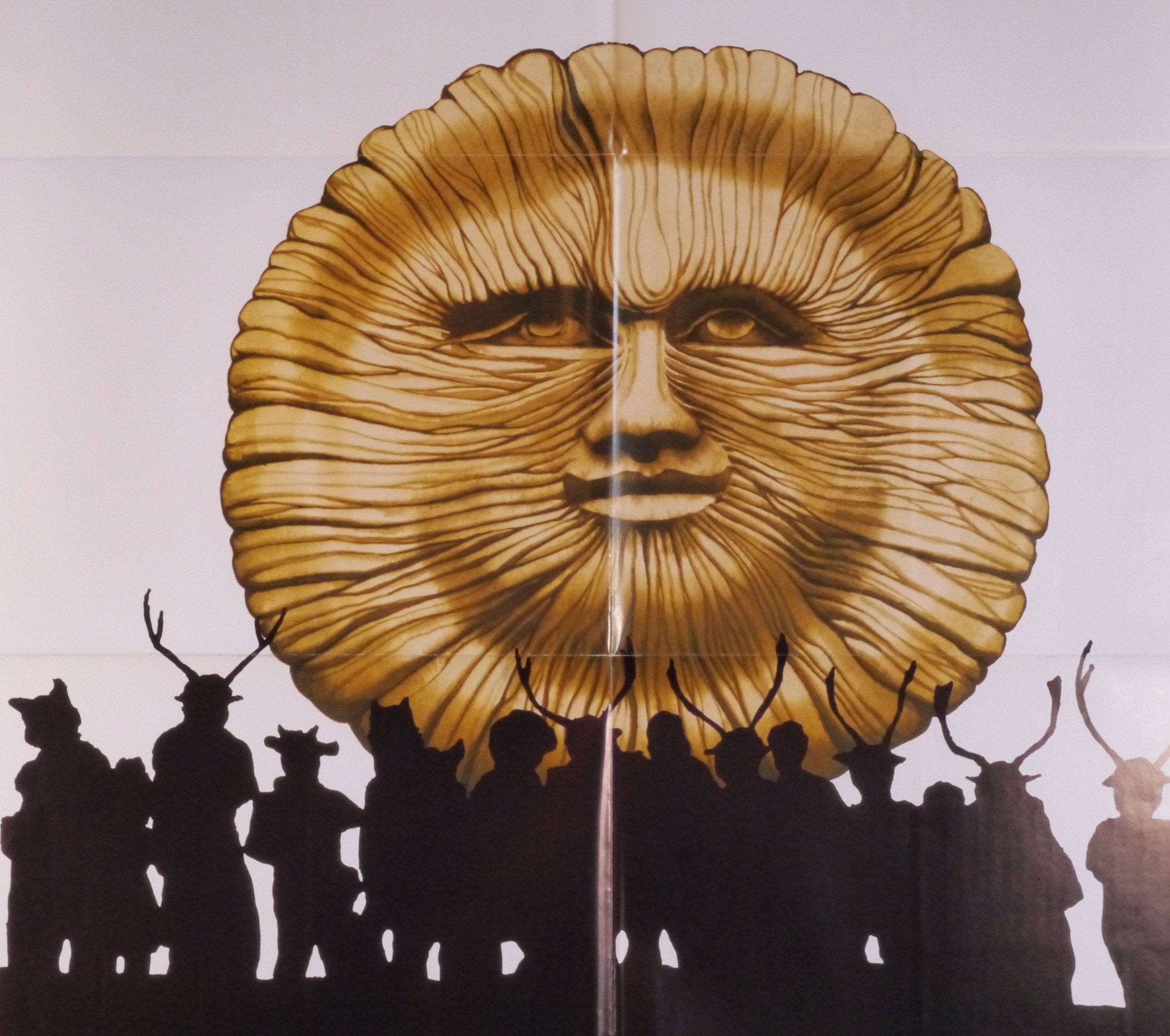 Wood & Linocut Prints two piece lino print of the classic 1973 folk ...