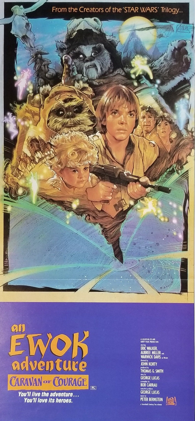 Caravan of Courage: an Ewok Adventure-an Original Vintage Movie Poster ...