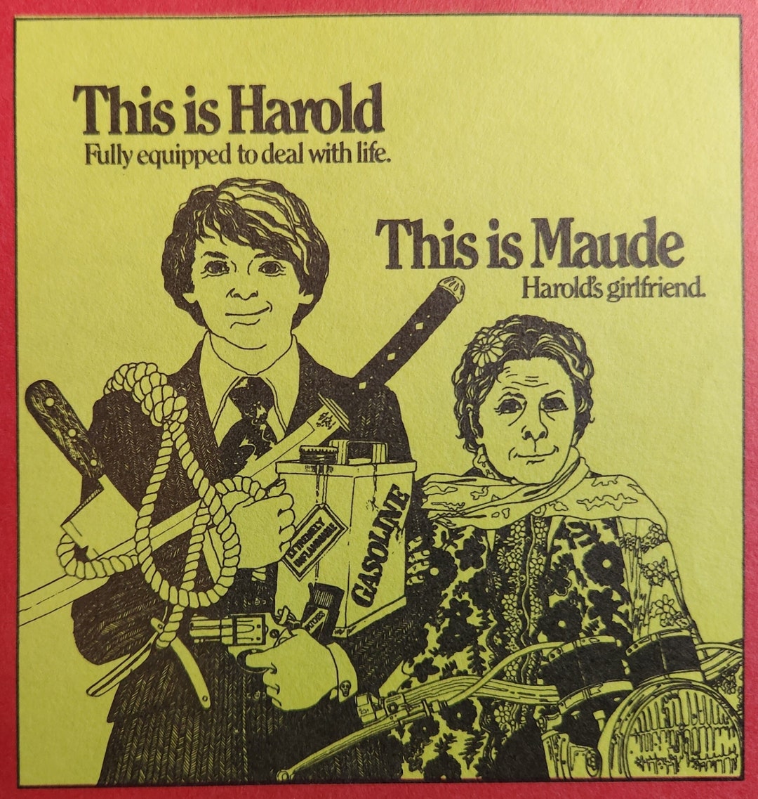 Harold and Maude-a Rare Original Vintage Movie Poster for Hal Ashby's ...