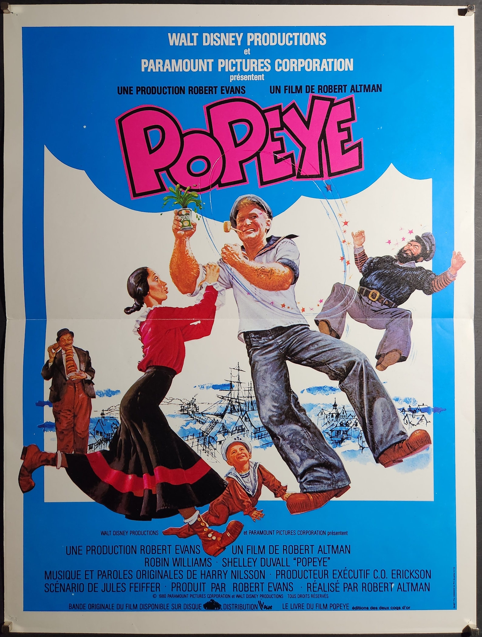 Popeye-an Original Vintage Movie Poster of Robert Altman's - Etsy