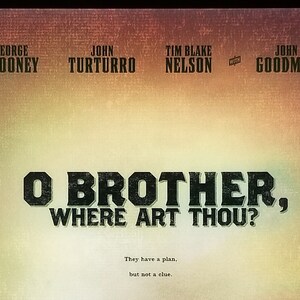 O Brother, Where Art Thou?-original Vintage Movie Poster of the Coen ...