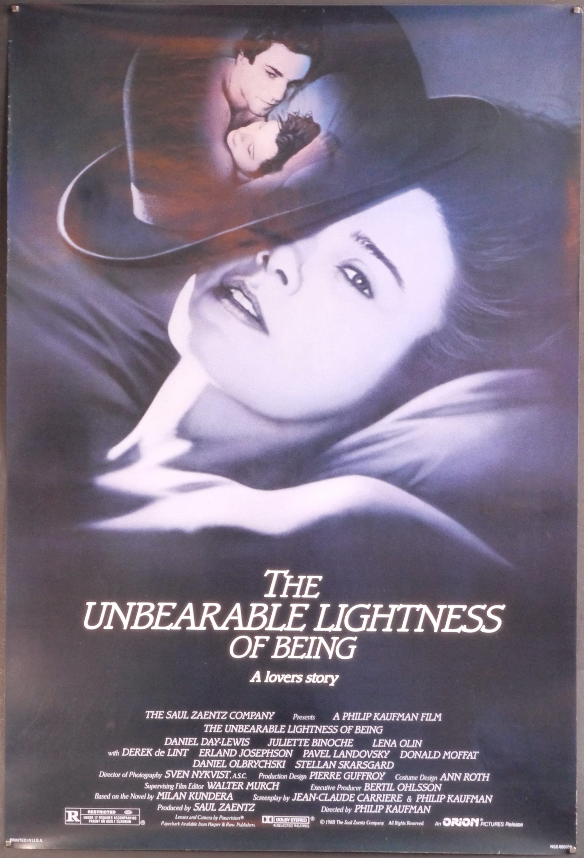 The Unbearable Lightness Of Being Poster