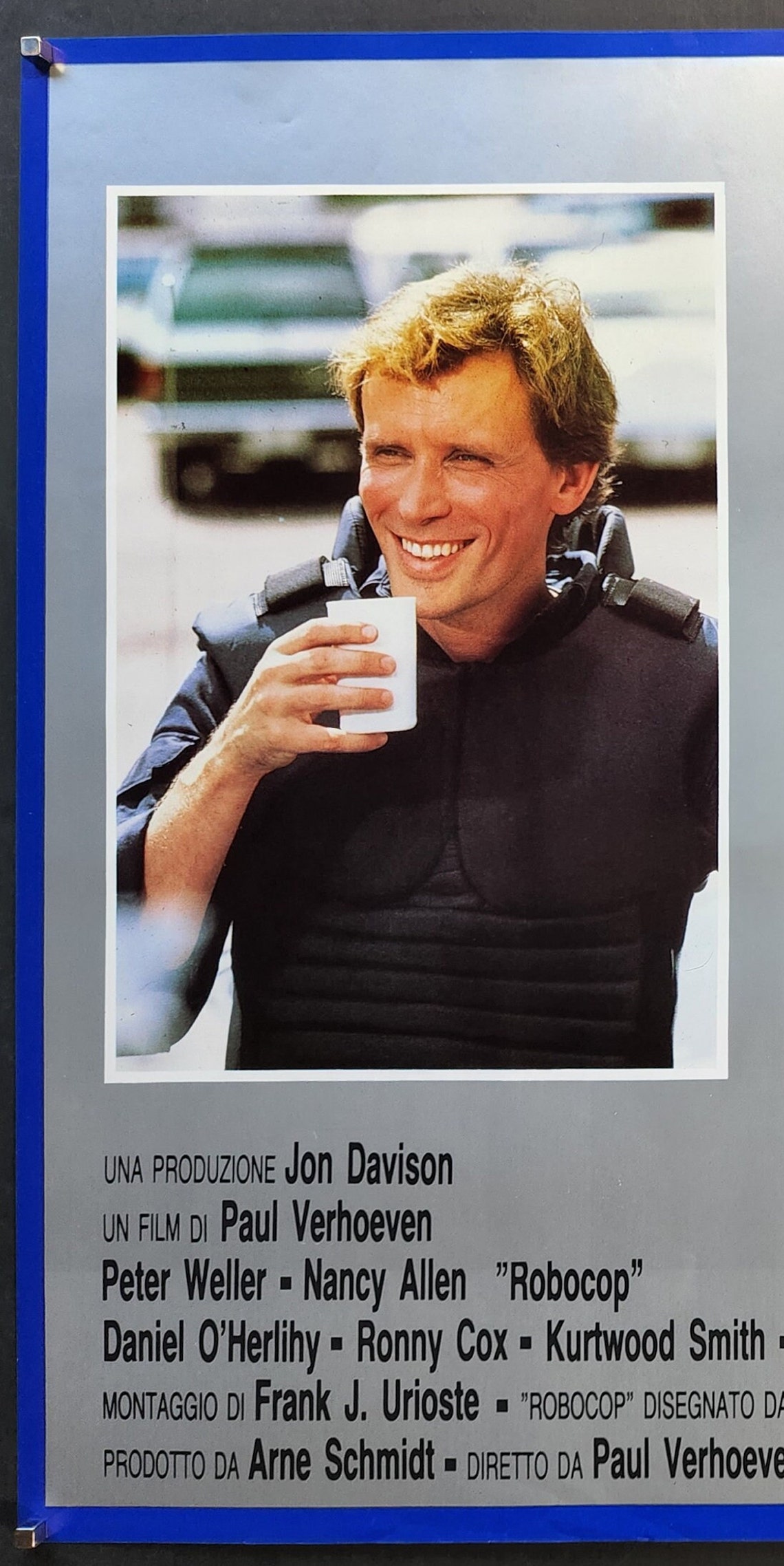 Robocop-an Original Vintage Italian Movie Poster of Paul - Etsy
