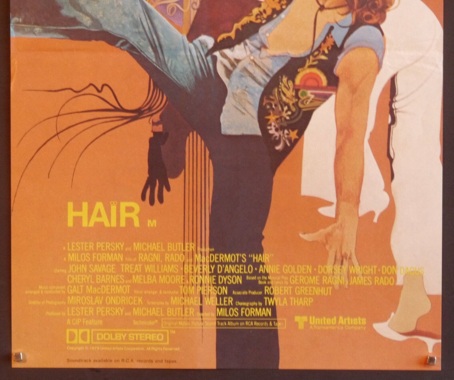 HAIR-A Rare Original Vintage Movie Poster of Milos - Etsy