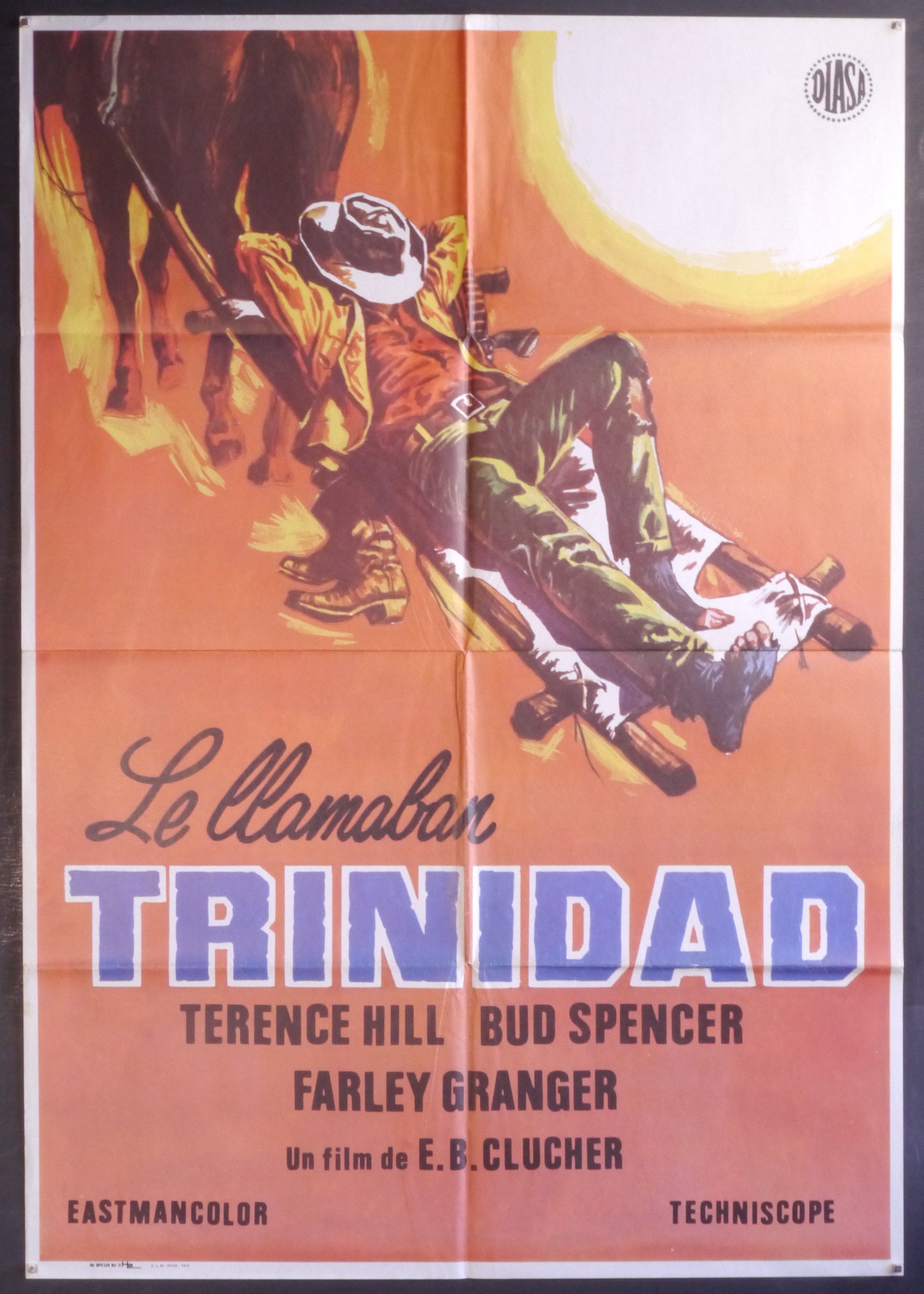 and Bud Spencer They Call Me Trinity-Original Vintage Spanish Movie ...