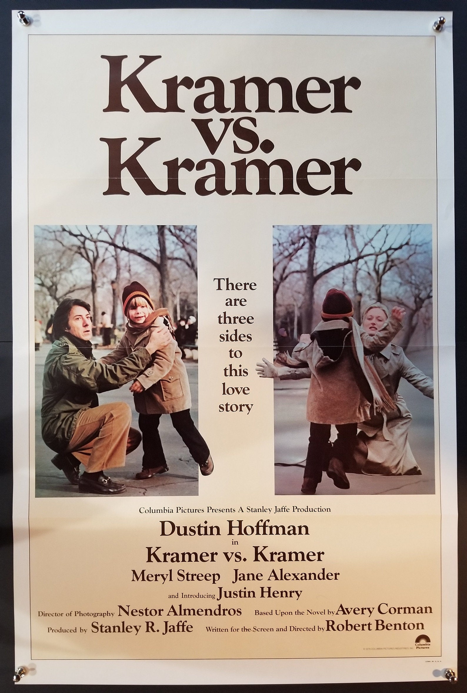 Kramer vs Kramer-A Rare Original Vintage Movie Poster of | Etsy