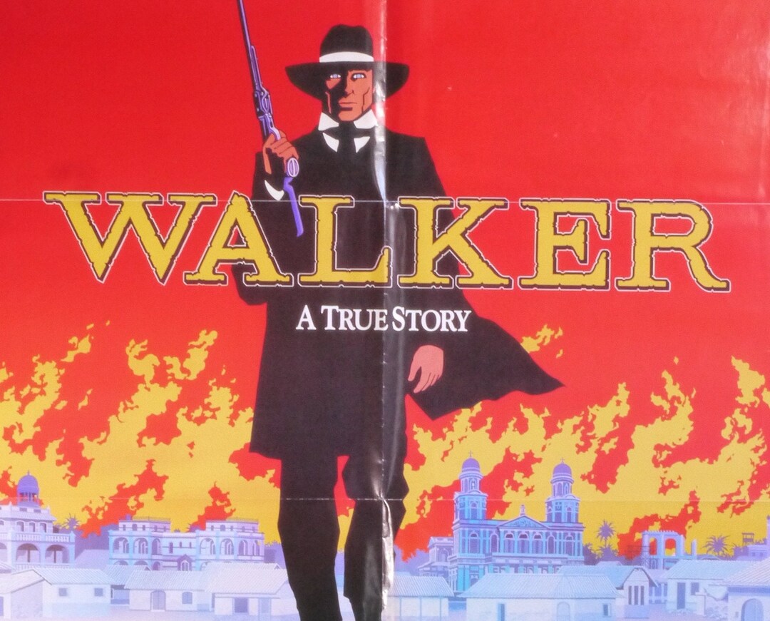 Walker-rare Original Vintage Movie Poster for Alex Cox's Historic Epic ...