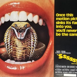 Sssssss/serpent-rare Original Vintage Movie Poster of the Snake ...