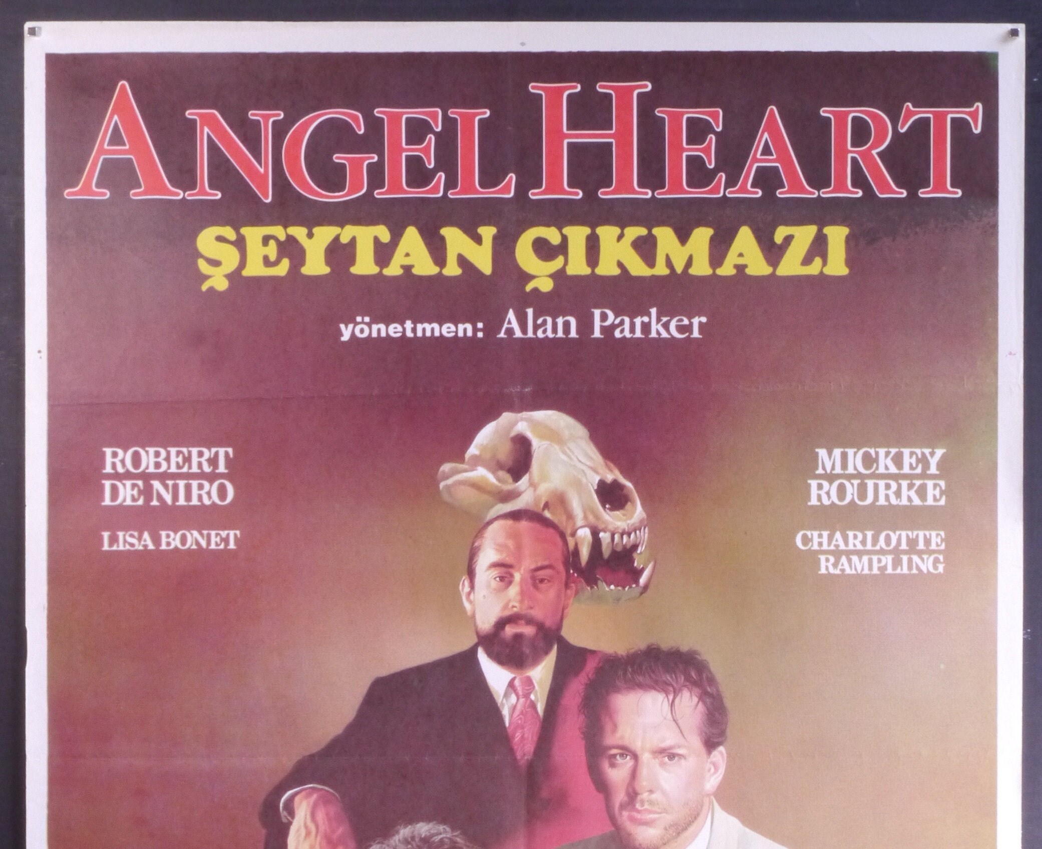 Angel Heart-An Original Vintage Movie Turkish Poster For Alan Parker's ...