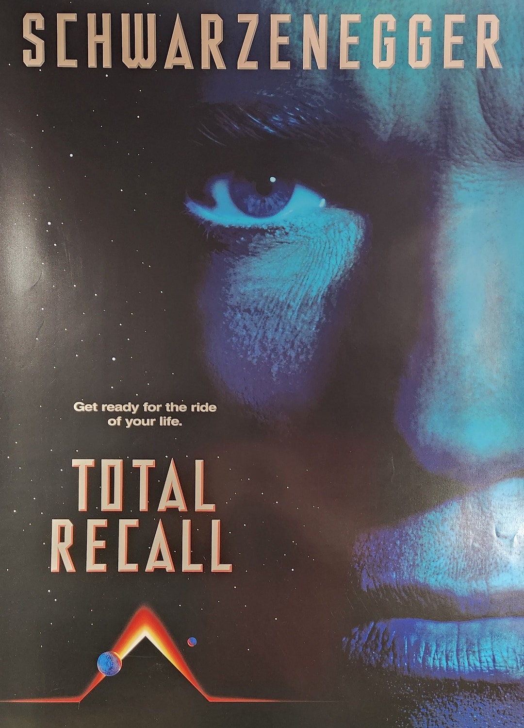 Total Recall-original Vintage Movie Poster for Paul Verhoeven's ...