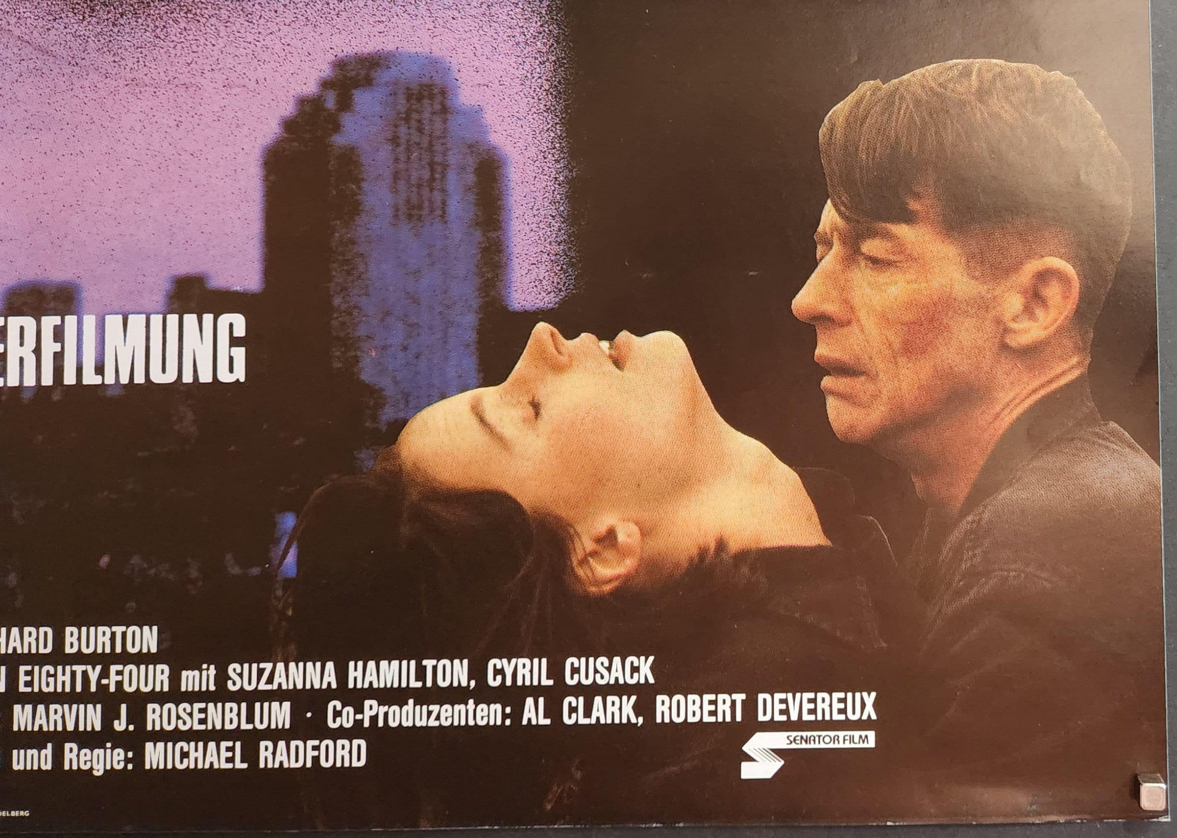 1984-an Original Vintage Movie Poster for George Orwells Dystopian ...