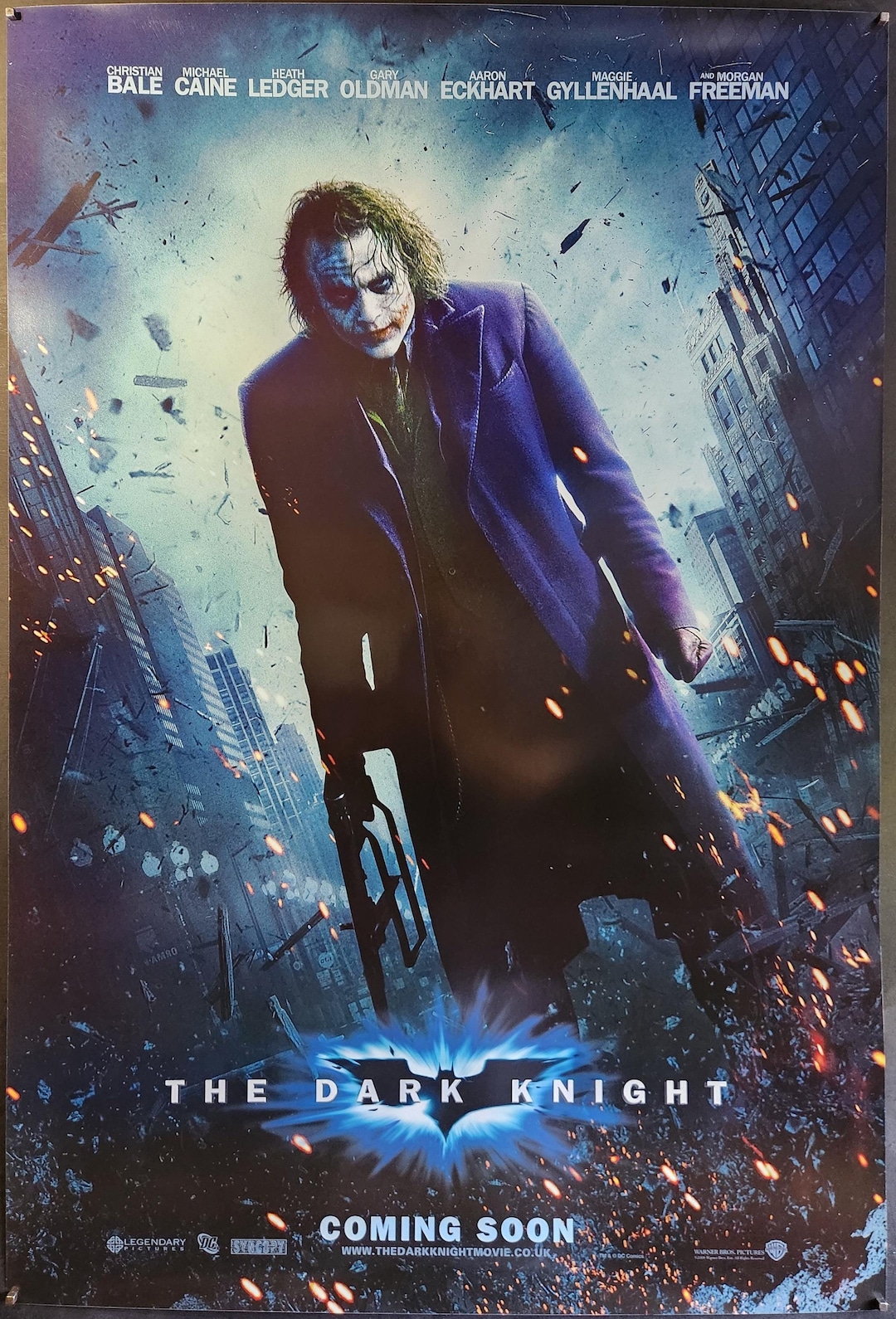 The Dark Knight-an Original Movie Poster for Christopher Nolans Batman ...