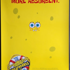 The Spongebob Squarepants Movie-original Vintage Movie Poster of ...