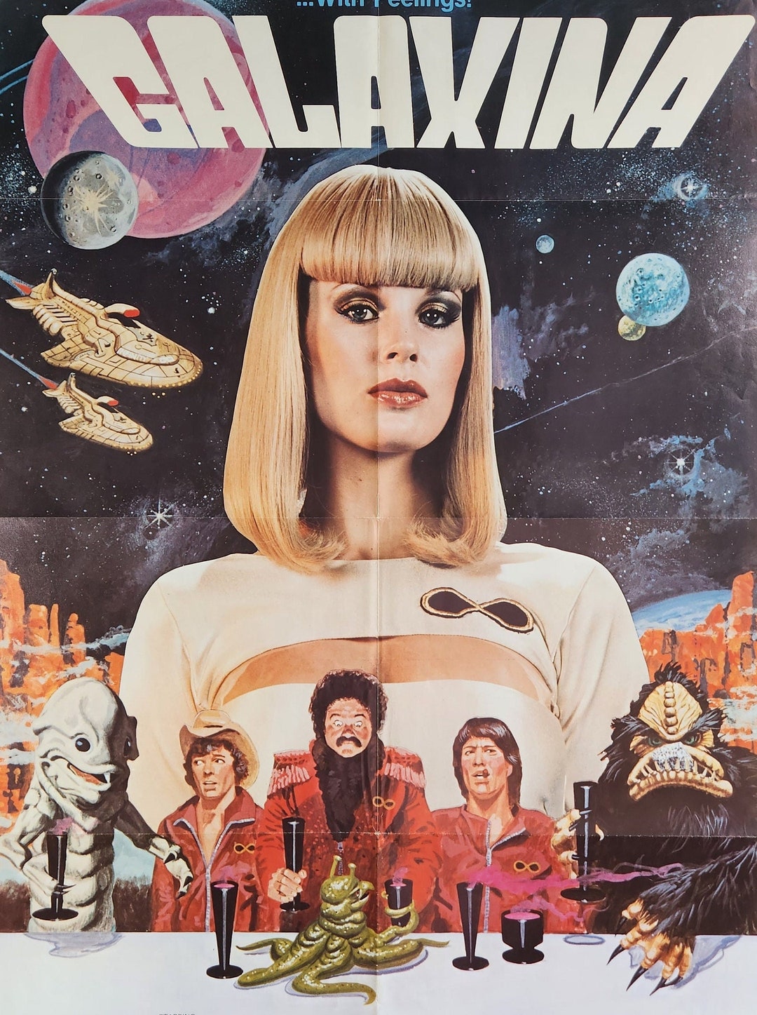 Galaxina-an Original Vintage Movie Poster for William Sach's Barbarella ...