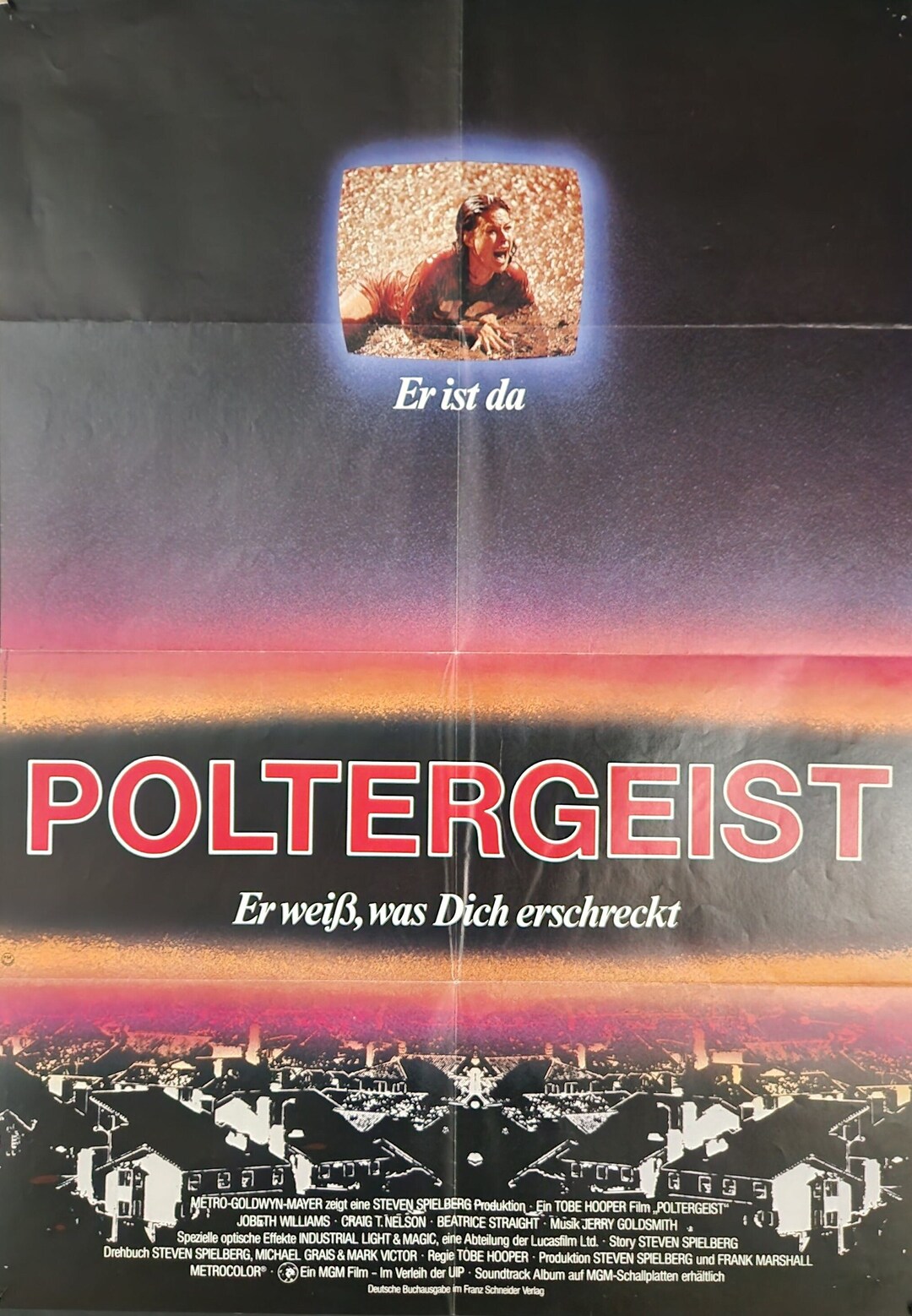 Poltergeist-an Original Vintage Movie Poster for the Toby Hooper ...