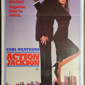 Action Jackson-an Original Vintage Movie Poster for the Action-packed ...