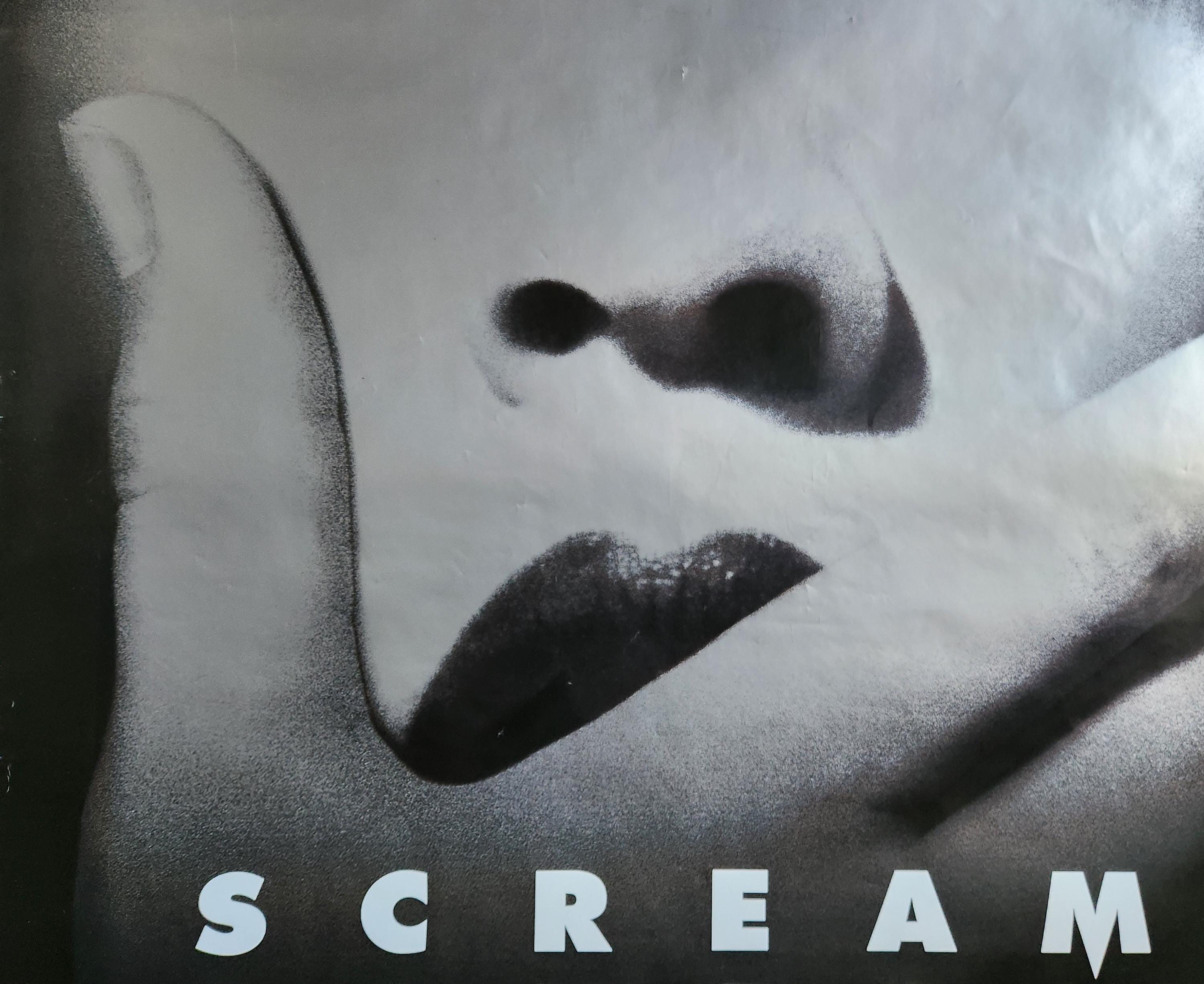Scream-an Original Vintage Movie Poster for Wes Cravens Meta Chiller ...