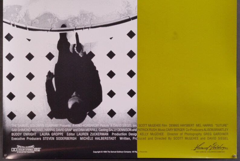 Suture-an Original Vintage Movie Poster for the Stunning Identity ...