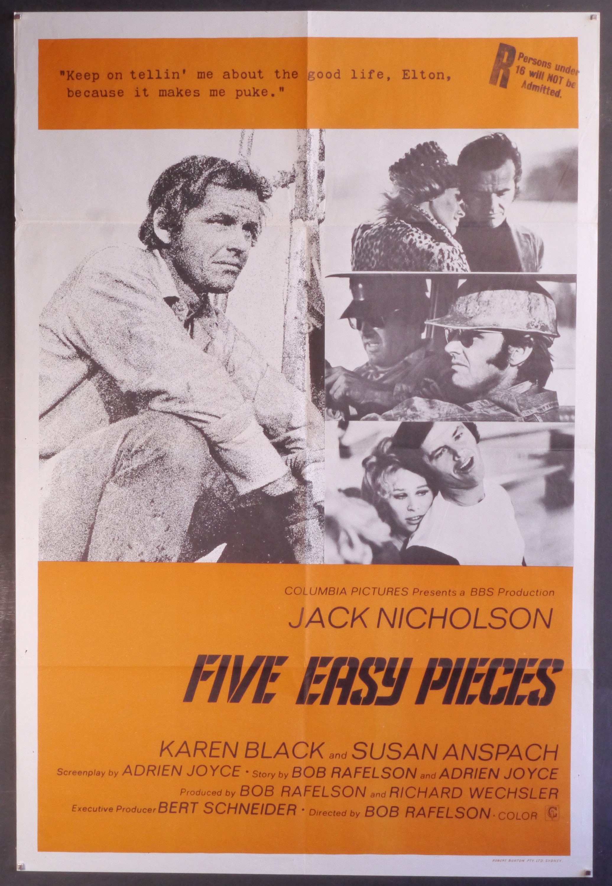 Five Easy Pieces Poster