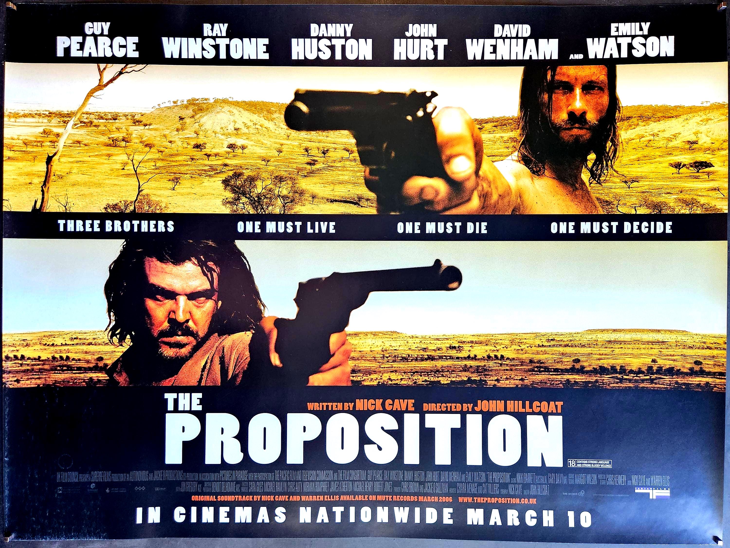 The Proposition-original Vintage Movie Poster of John Hillcoats Outback ...