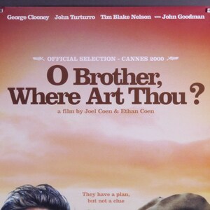 O Brother Where Art Thou?-an Original Vintage Movie Poster of the Coen ...