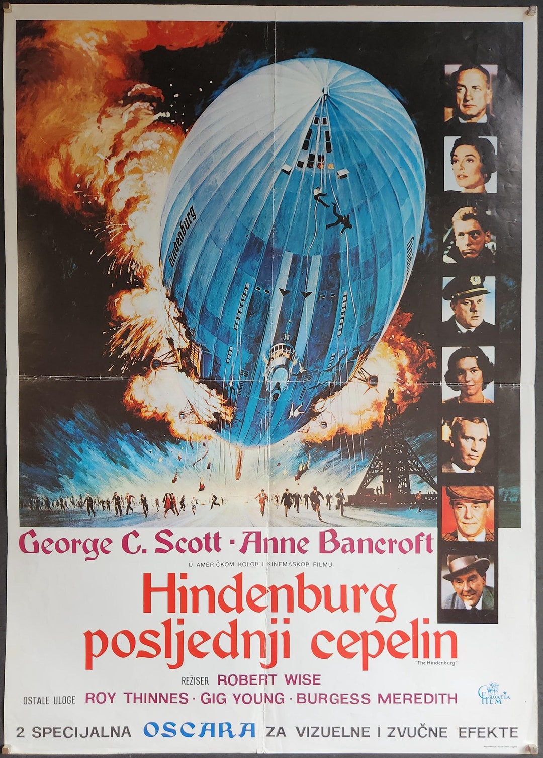 Hindenburg-original Vintage Movie Poster of the Robert Wise Epic With ...