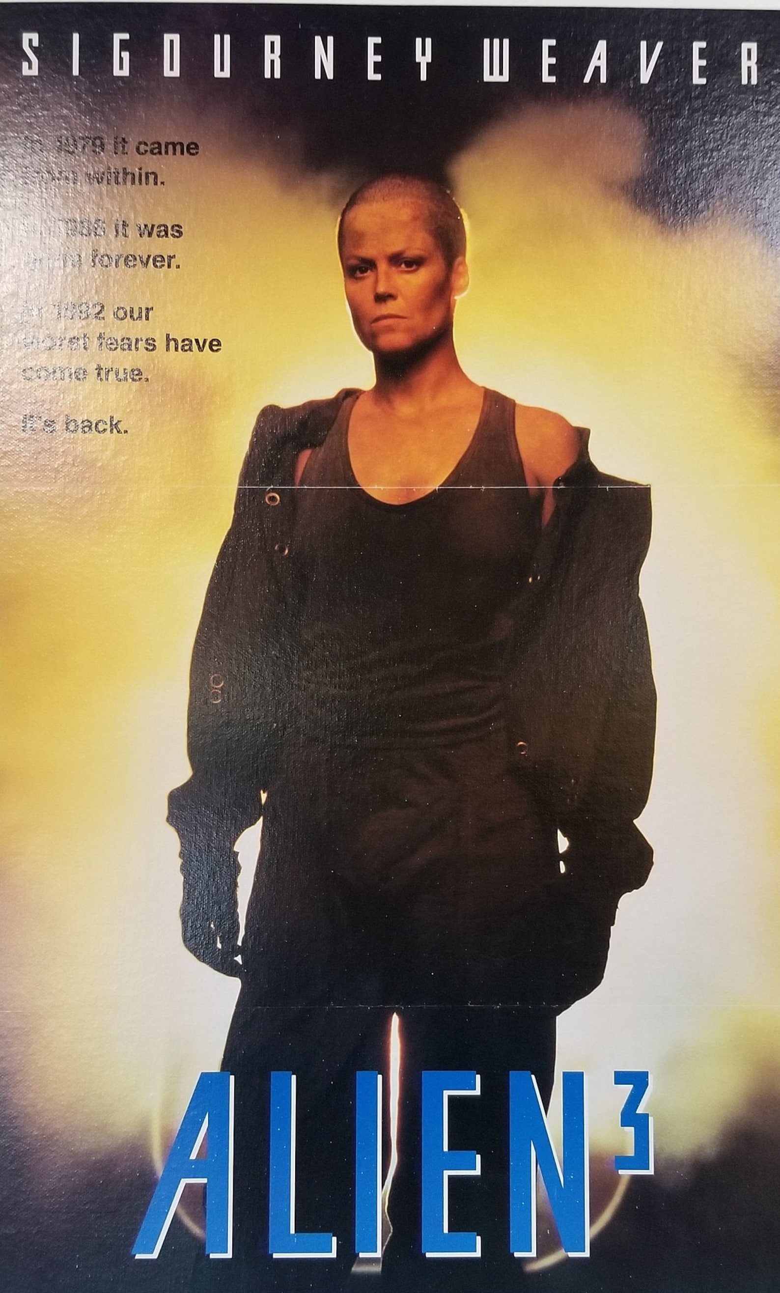 ALIEN 3-Rare Original Vintage Movie Poster of David Finchers | Etsy