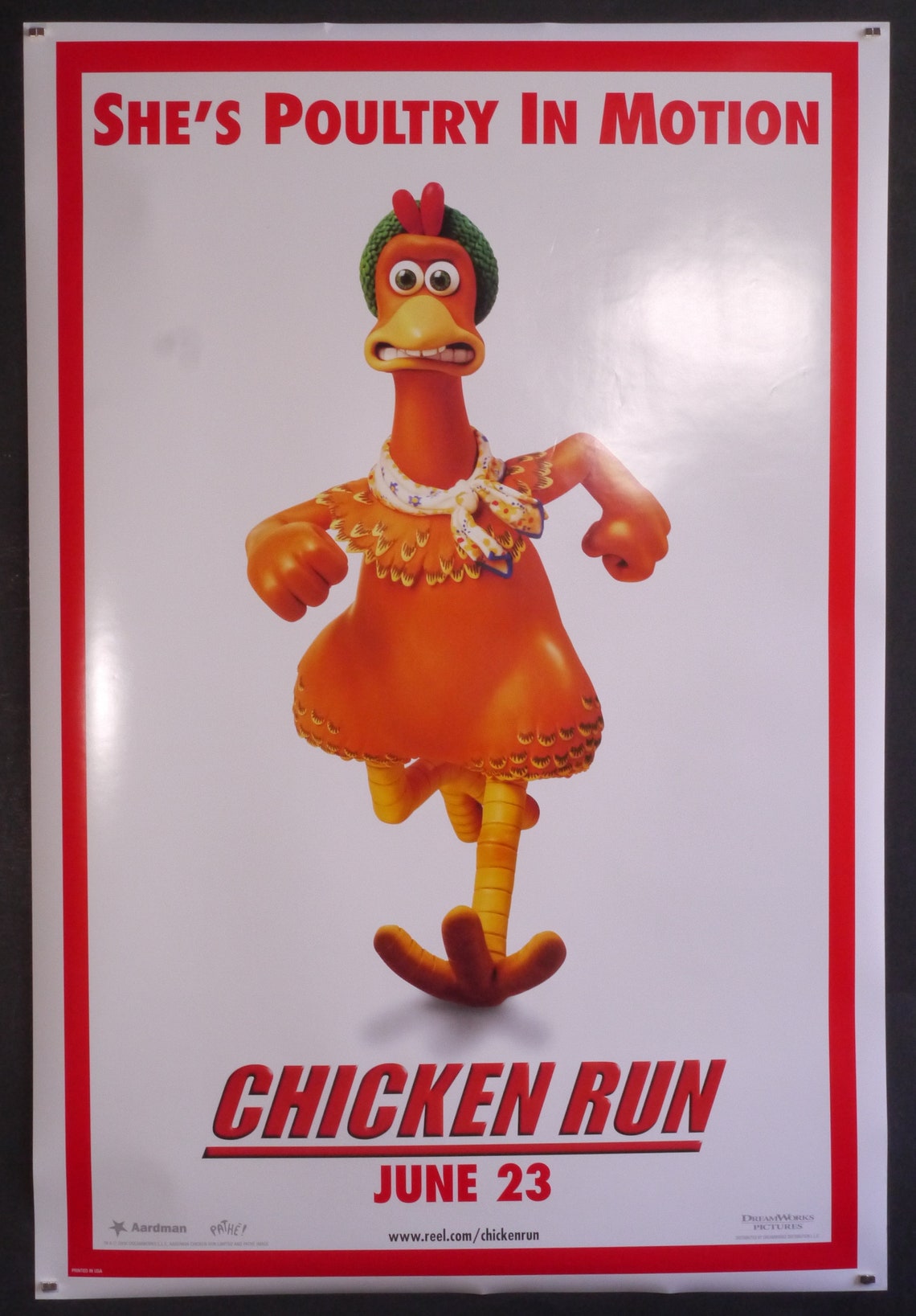 Chicken Run-an Original Vintage Movie Poster for Nick - Etsy