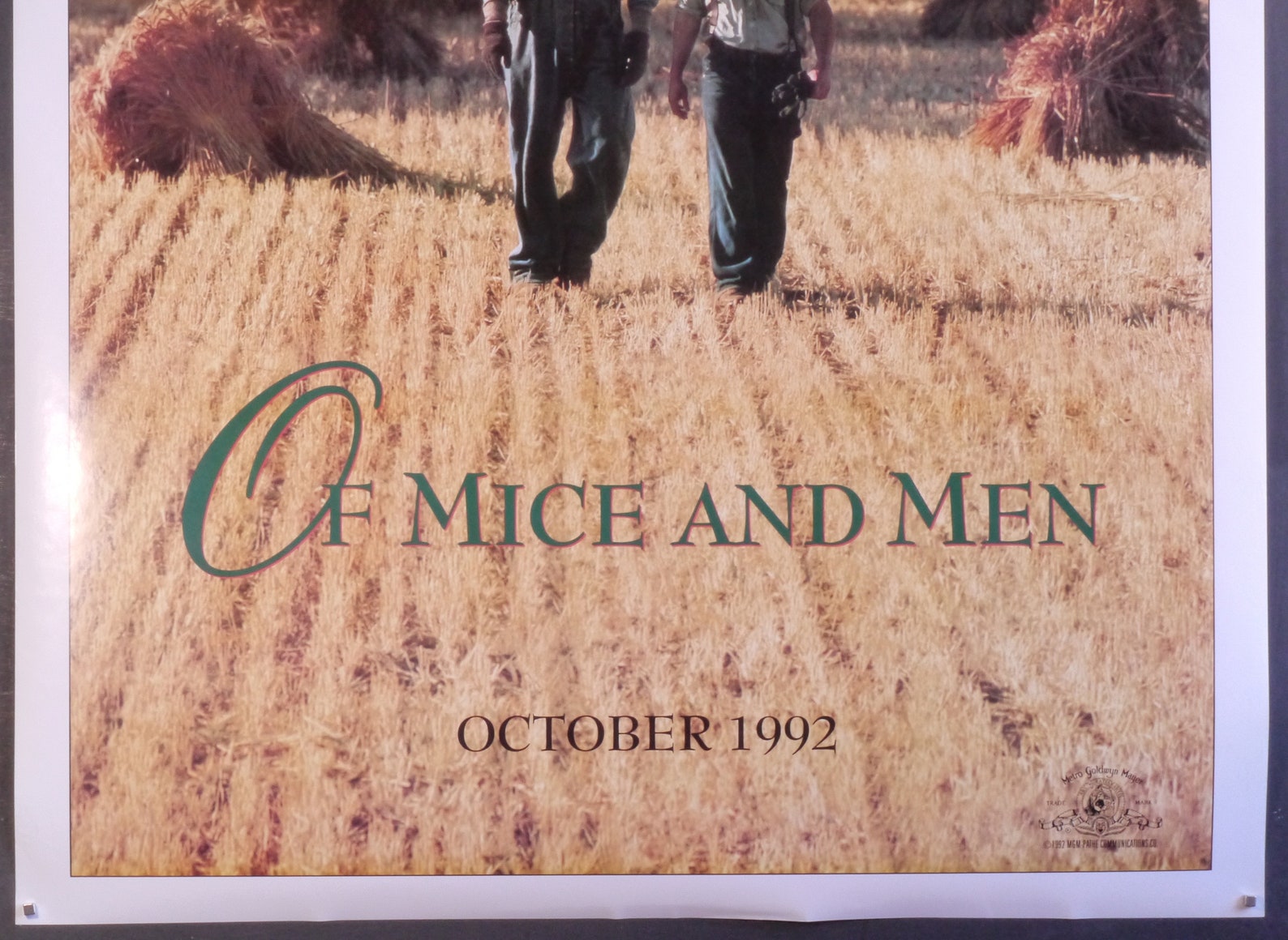 Of Mice and Men-an Original Vintage Movie Poster of John - Etsy