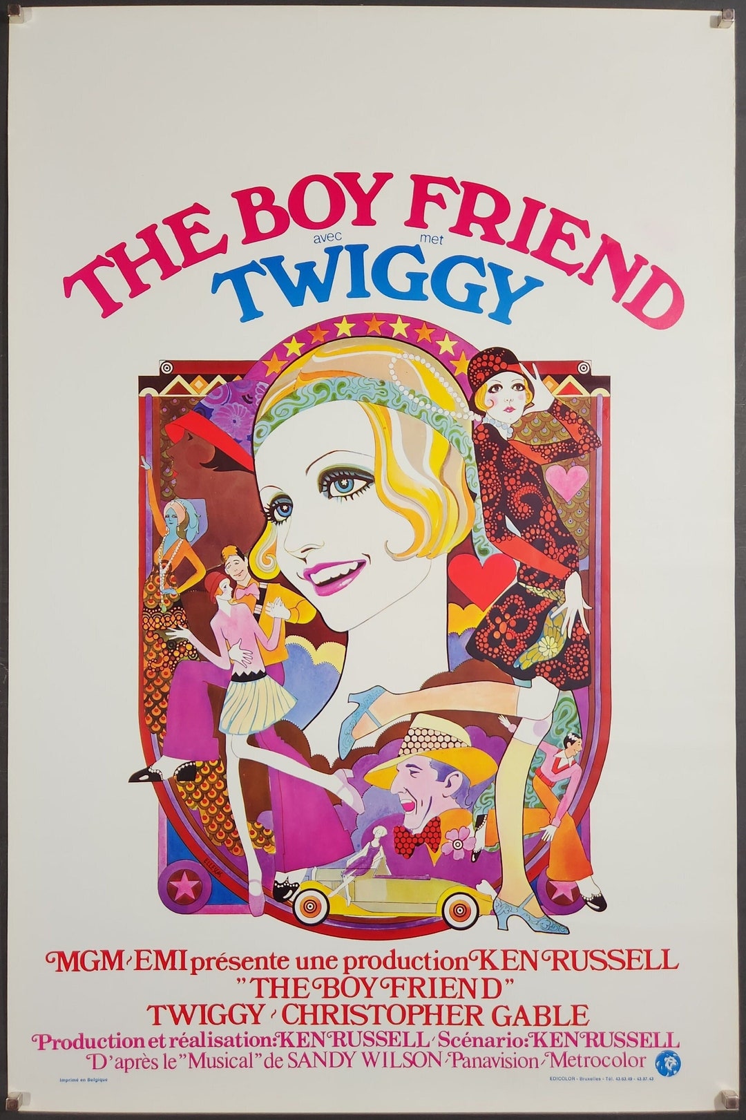 The Boy Friend-an Original Vintage Movie Poster of Ken Russell's ...
