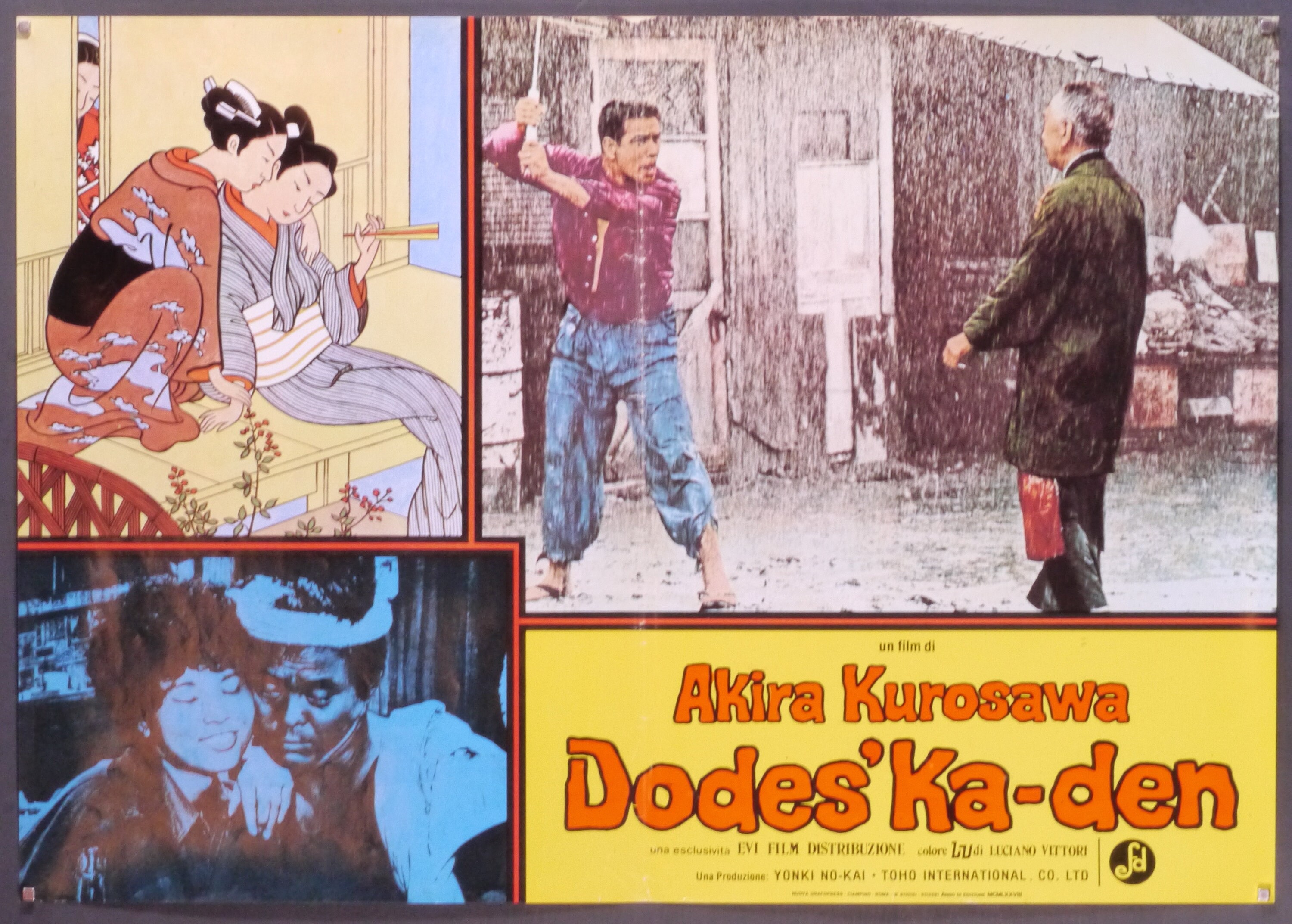 Dodes'ka-den-a Rare Original Vintage Italian Movie Poster - Etsy Canada