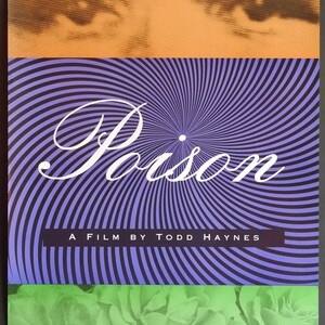 Poison-rare Original Vintage Movie Poster for the Todd Haynes Triptych ...