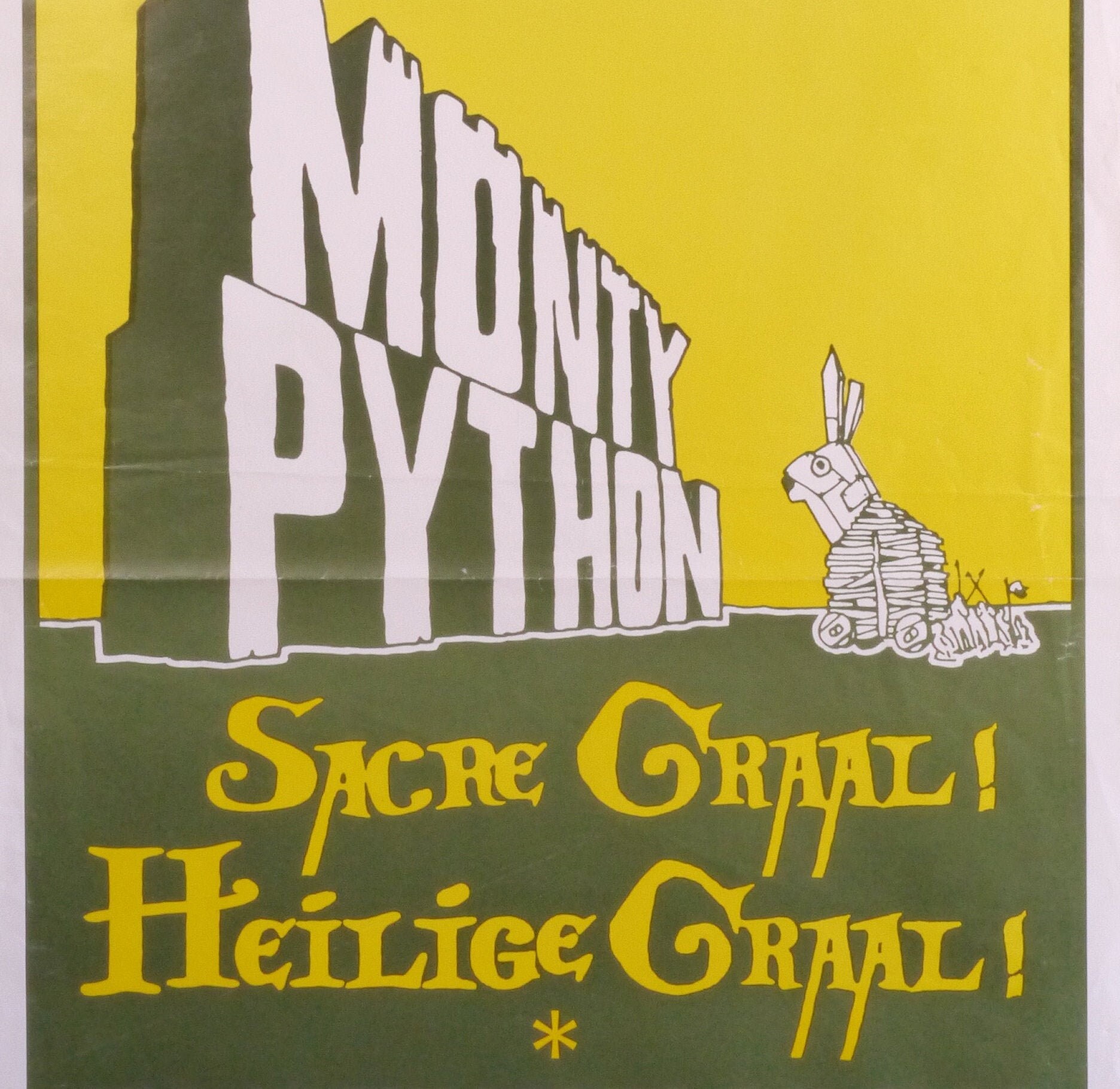 Monty Python and the Holy Grail-Original Vintage Poster of | Etsy