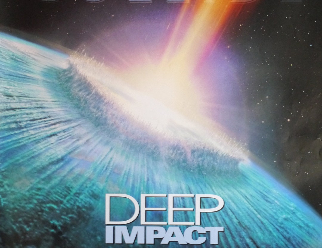 Deep Impact - um pôster original do filme vintage para o thriller de ...