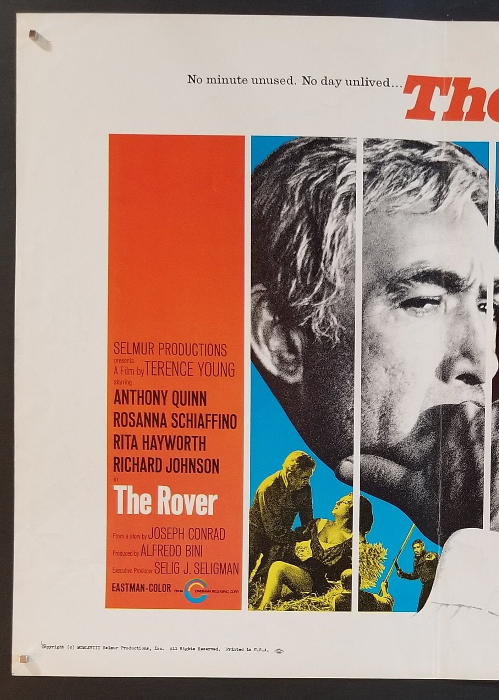 The Rover-a Rare Original Vintage Movie Poster of Terence Young's ...