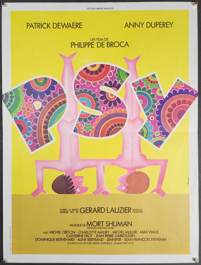 PSY-A Rare Original Vintage Movie Poster for Philippe De - Etsy