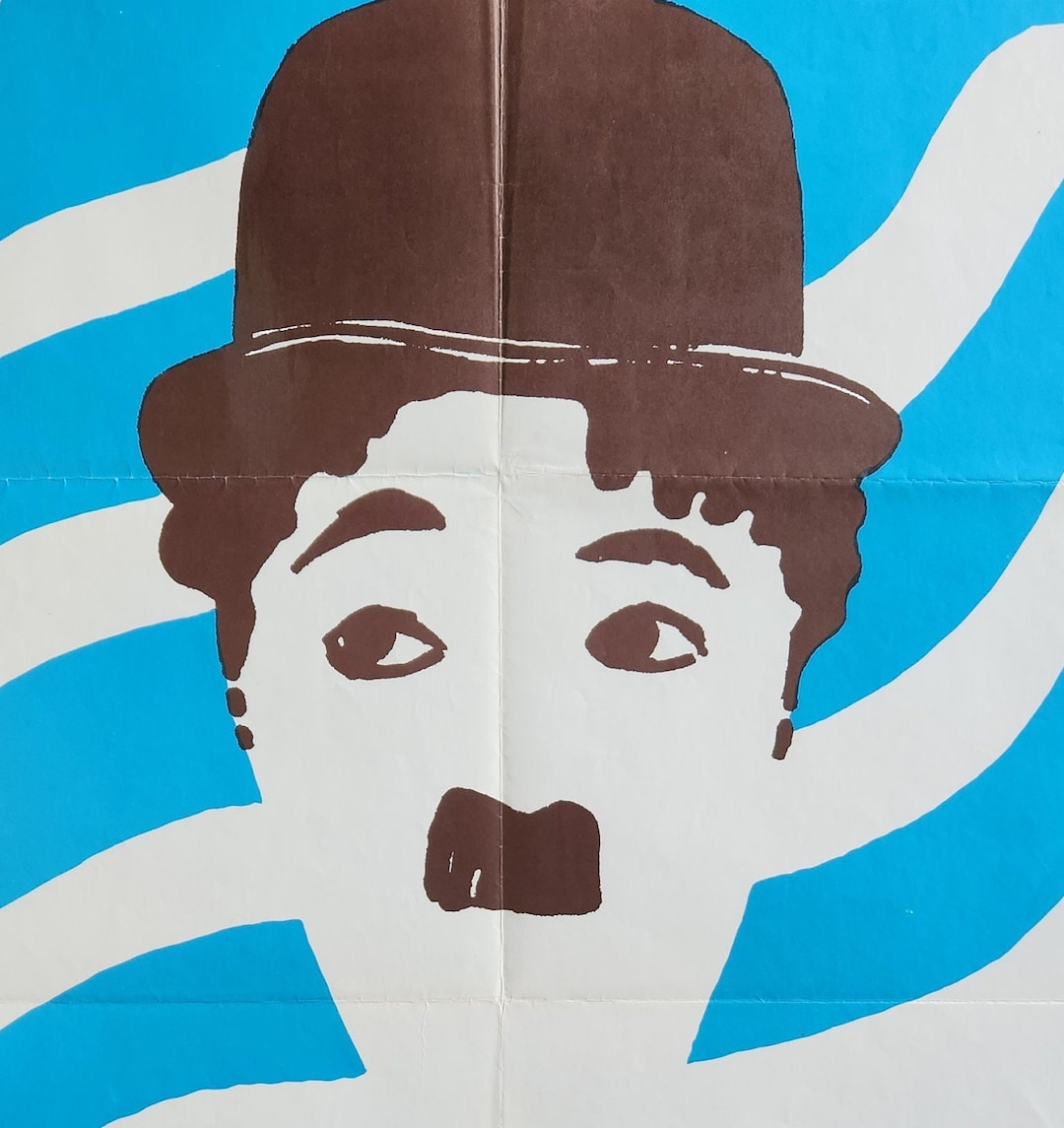 Charlie Chaplin-an Original Vintage Movie Poster Celebrating Charlie ...