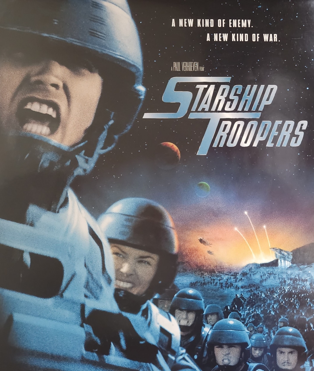 Starship Troopers-original Vintage Movie Poster of Paul Verhoeven's Sci ...
