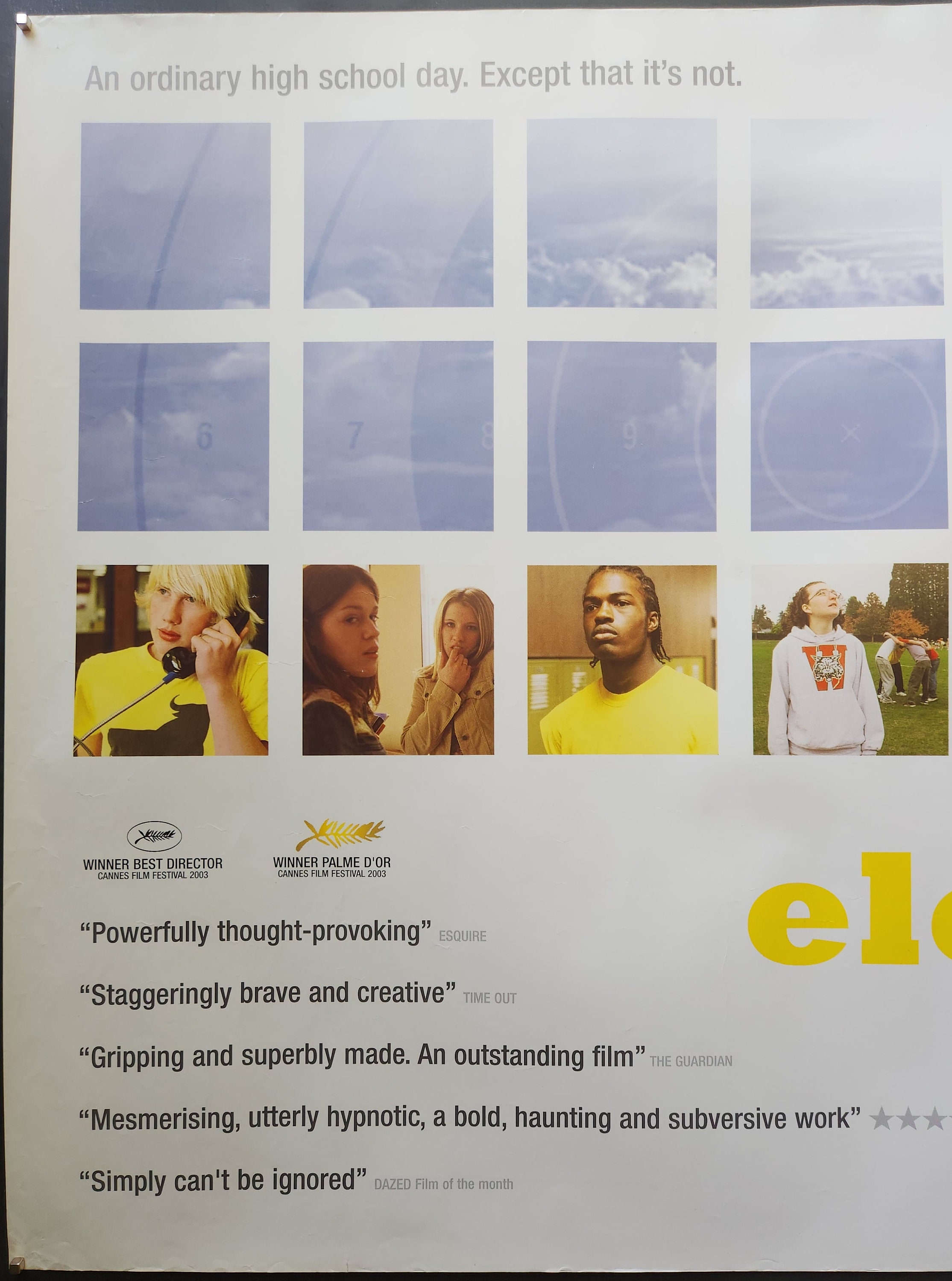 Elephant-original Vintage Movie Poster of Gus Van Sant's Portrait of ...