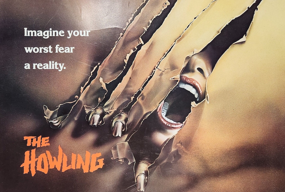 The Howling-original Vintage Movie Poster for Joe Dante's Werewolf ...