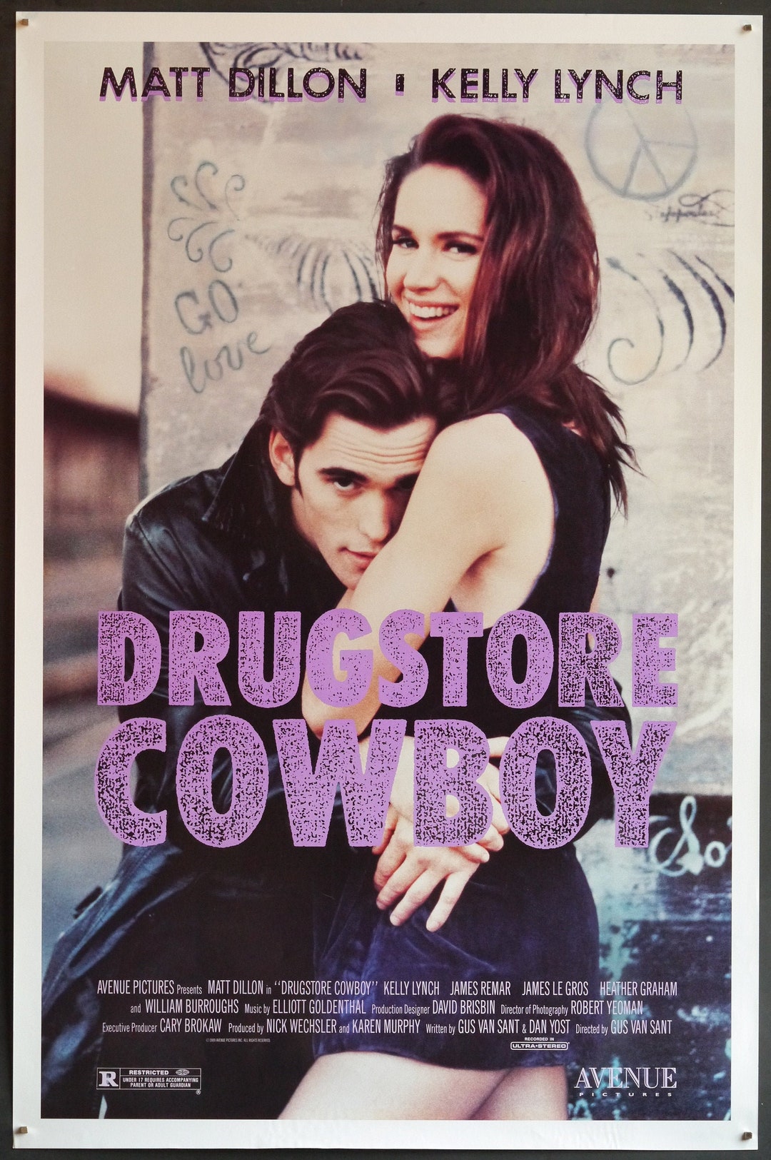 Drugstore Cowboy-original Vintage Movie Poster of Gus Van Sant's ...