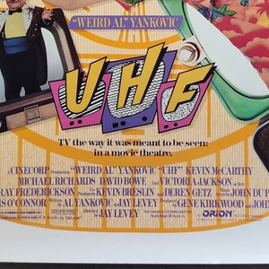 Uhf-an Original Vintage Movie Poster for Weird Al Yankovic's Surreal TV ...